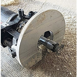 1/4 Inch Shank Router Bit Collet Extension Chuck Converter Adapter, Convert 1/2-Inch & 1/4-Inch Shank Bits with ER20 Spring Collet, Router Collet, ER20 M Type Collet Chuck Wrench Spanner -(Pack of 5)