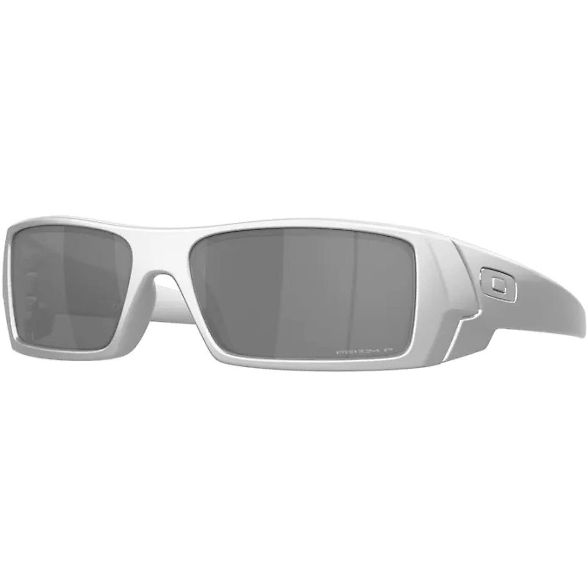 Oakley Men's Oo9014 Gascan Rectangular Sunglasses, X Silver/Prizm Black Polarized, 60 mm