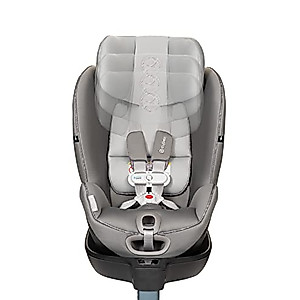 CYBEX Sirona S with SensorSafe, Convertible Car Seat, 360° Rotating Seat, Rear-Facing or Forward-Facing Car Seat, Easy Installation, SensorSafe Chest Clip, Instant Safety Alerts, Manhattan Grey