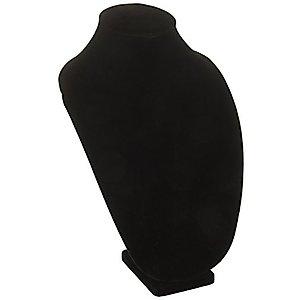 Darice 12”; Black Velvet 3D Necklace Stand by Bead Landing™