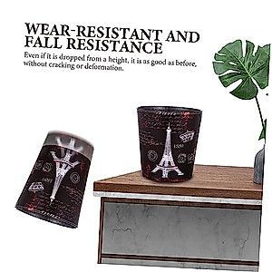 CHILDWEET Vintage Desk Trash Can Multi-Functional Waste Can Desktop Pen Holder Tabletop Mini Garbage Can for Office or Bedroom