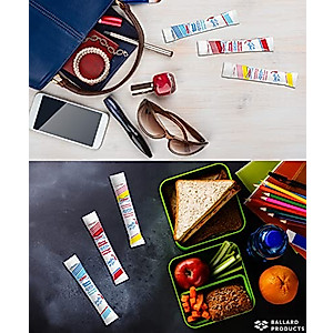 Sonic Singles to Go Variety Pack of 6-2 Boxes Each - Cherry Limeade, Strawberry Lemonade and Ocean Water - Bundle with Ballard Products Hard Candy Recipe Card