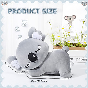 13.8 Inch Cute Koala Stuffed Animal Creative Koala Plush Pillow Stuffed Koala Bear Soft Koala Plush Koala Bear Plush Toy Clever Boy's and Girl's Room Decor, Koala Gifts for Boys Girls