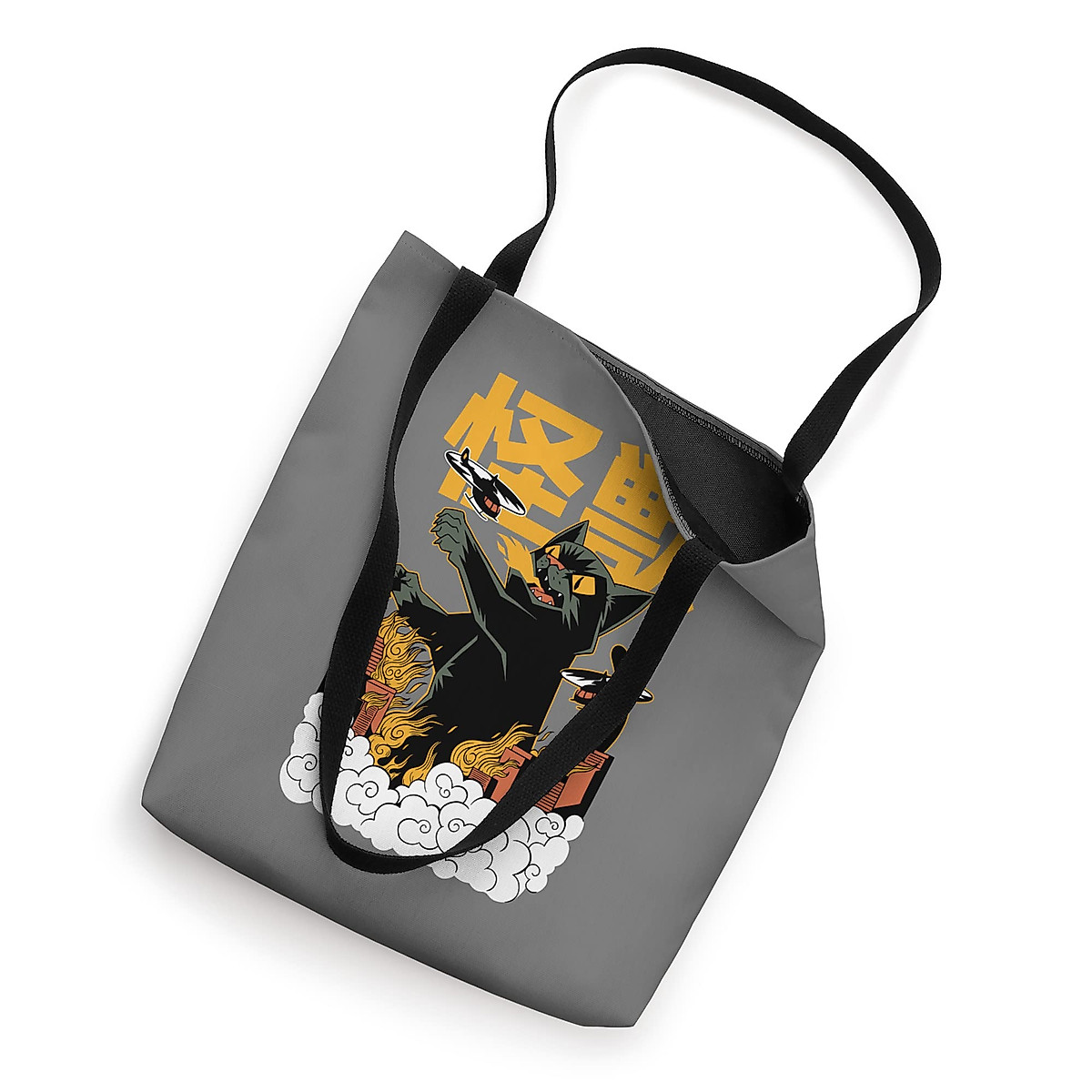 Kaiju Anime Cat Monster Japanese Tote Bag