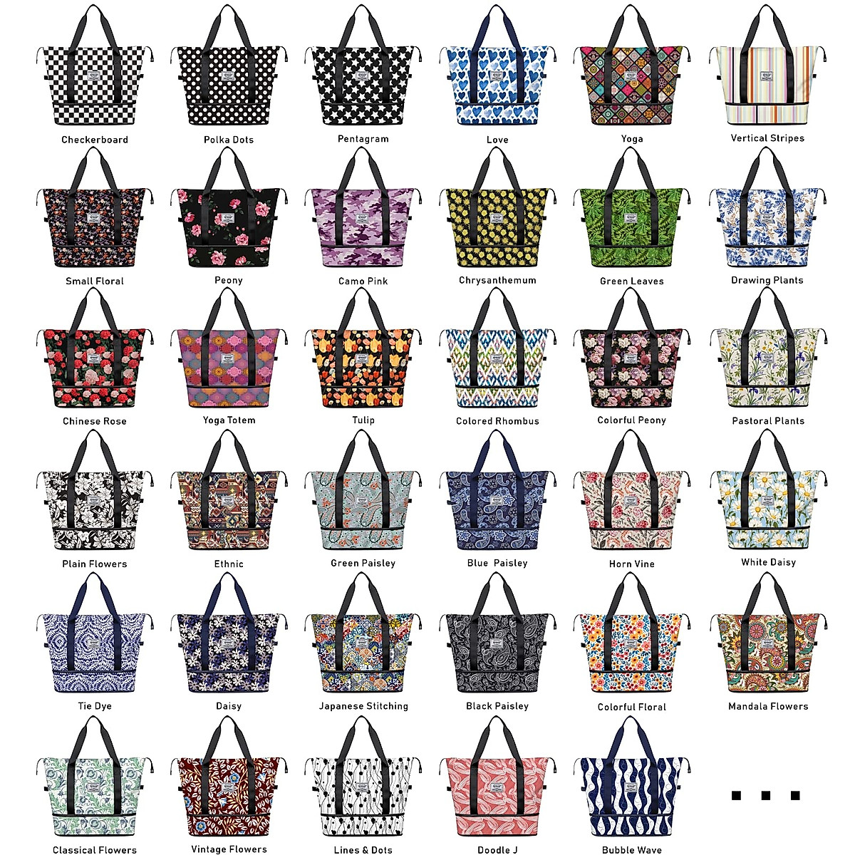 NPBAG Women Travel Duffel Bag, Multi Functional Large Expandable Weekender Carry-on Tote, Gym Workout Overnight Mommy Hospital Bag for Labor and Delivery