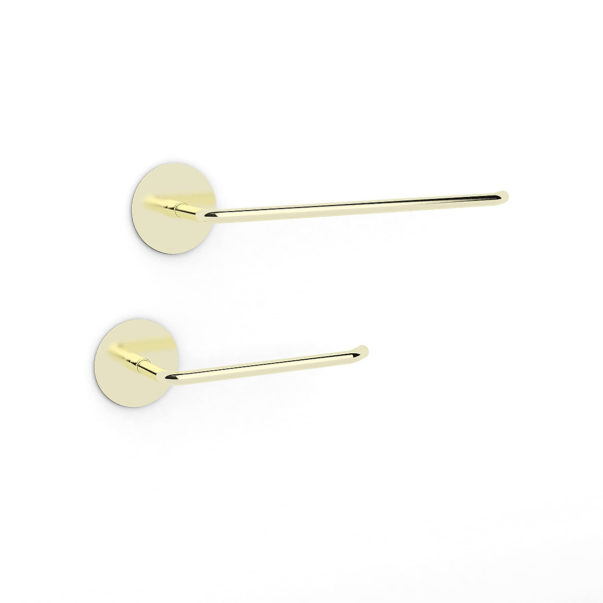 TONLEA Paper Towel Rack, Under Cabinet Paper Towel Holder, 3M Self-Adhesive or Drilling Kitchen Paper Towels Holder, Wall Mount Paper Towel Holders for Kitchen, Pantry, Sink, Bathroom Gold