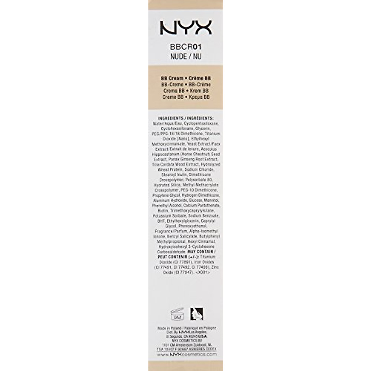 NYX PROFESSIONAL MAKEUP BB Cream - Nude