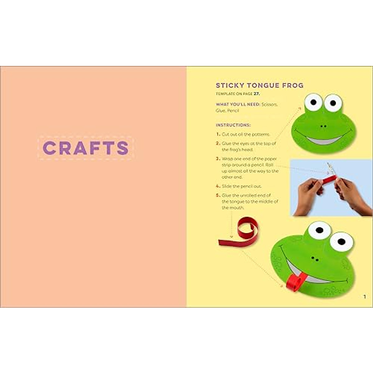 Preschool Paper Crafts: 25 Creative Crafts to Practice Hand-Eye Coordination & Scissor Skills