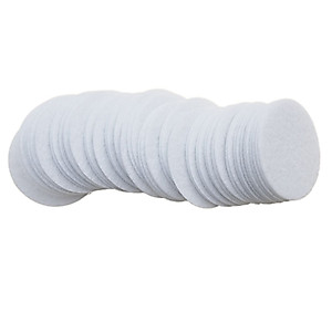 Playfully Ever After 2 Inch White 58pc Stiff Felt Circles