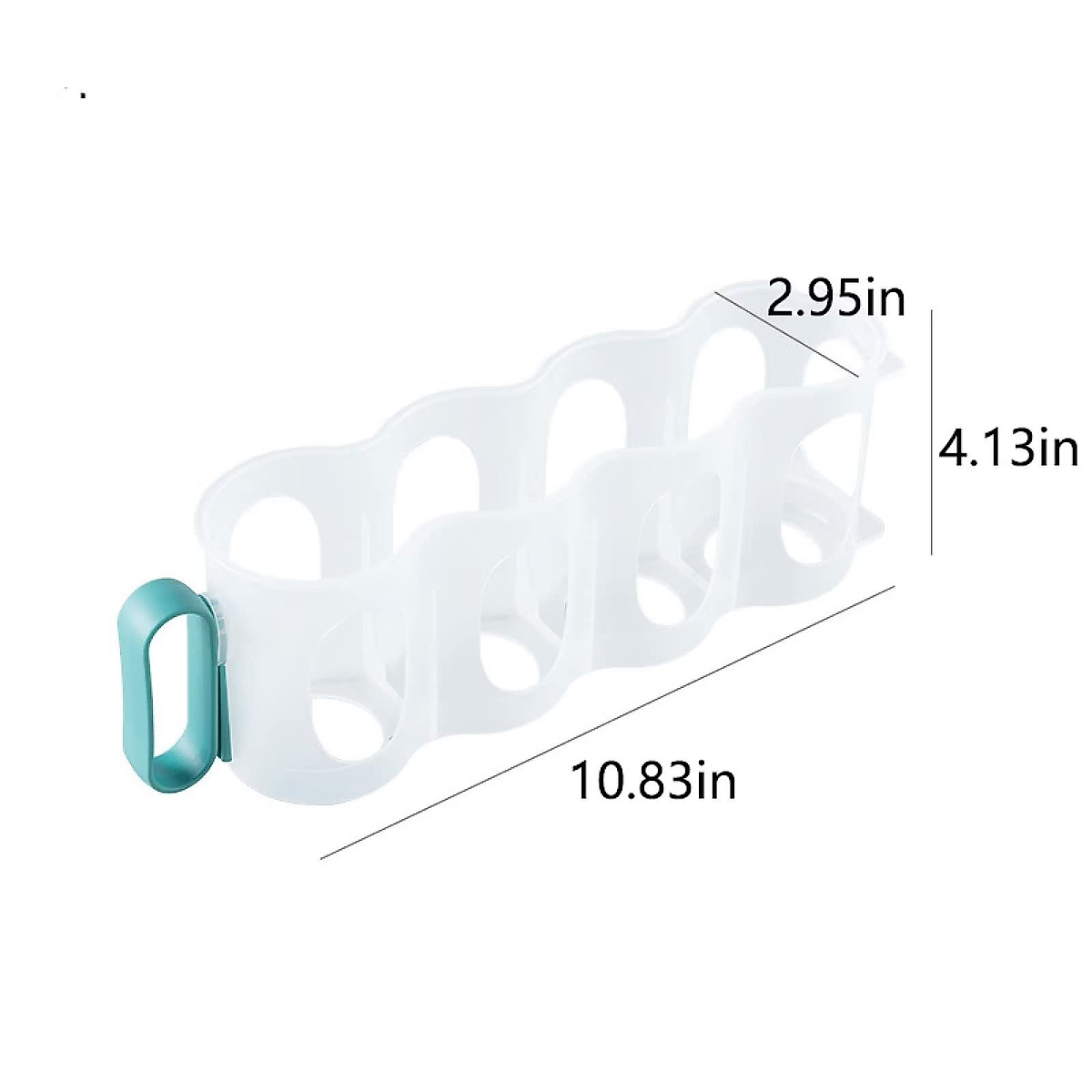 Typutomi 3Pcs Portable Soda Can Organizer for Refrigerator, Clear Plastic Beer Can Racks Refrigerator Organizer Bins Beverage Holder with Handle for Refrigerator Shelves(Yellow & Green & Orange)