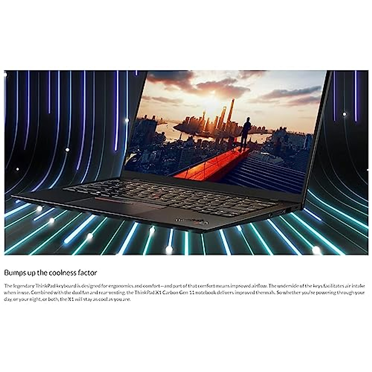 Lenovo Gen 11 ThinkPad X1 Carbon Laptop with Intel Core i7-1365U vPro Processor, 14" WUXGA 100% sRGB Anti-Glare Touchscreen, 32GB LPDDR5 RAM, 1TB Gen4 Performance SSD, Thunderbolt, and Windows 11 Pro