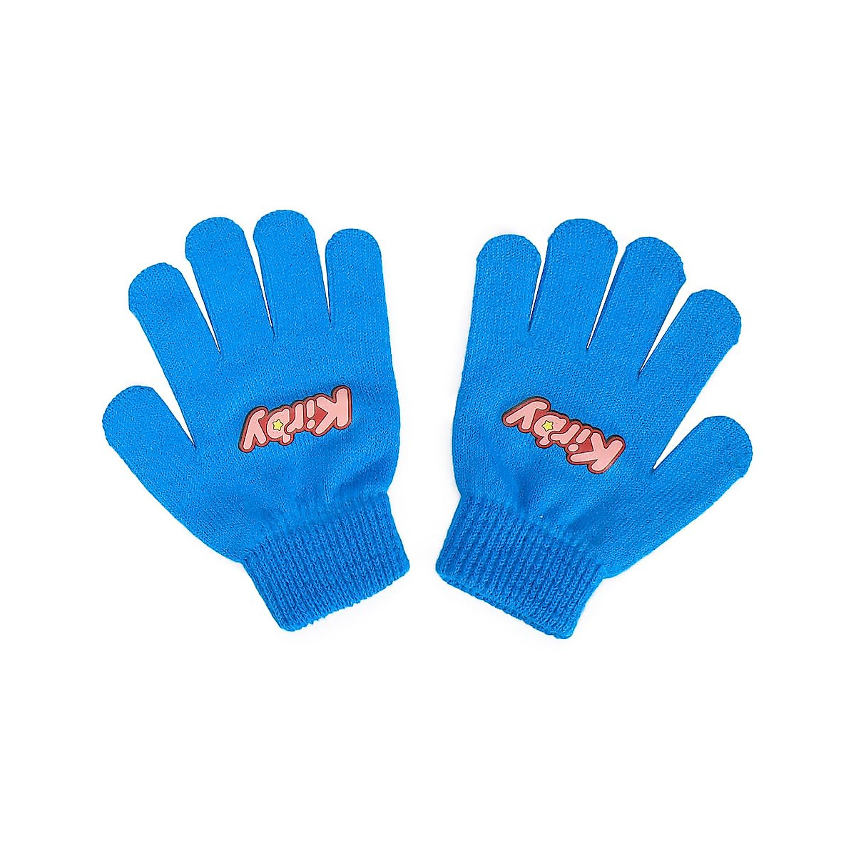 Kirby Youth Cuffed Beanie and Matching Gloves Set Multicolored