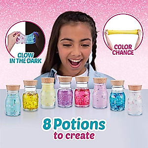 Oosh Potions Slime Surprise (Pink) by ZURU DIY Slime Kit with Sparkles, Beads, Glittler, Stress Relief, Party Favors, Magical Fluffy Putty Slime for Kids and Girls Ages 6+