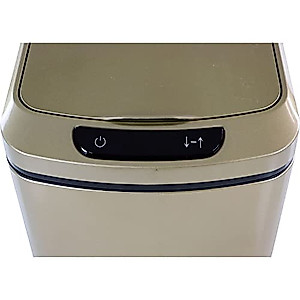 Hanover Gold 9-Liter / 2.3-Gallon Trash Can with Sensor Lid