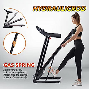 Treadmill,Treadmills for Home, 2.5HP Portable Foldable Treadmill with 15 Pre Set Programs and LED Display Panel