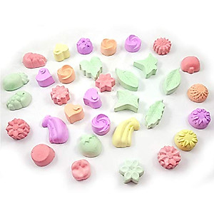 TEHAUX 12pcs Hamster Chew Toy Teeth Grinding Lava Block Calcium Stone for Chinchilla Rabbits Rats Mouse Squirrels (Random Style)