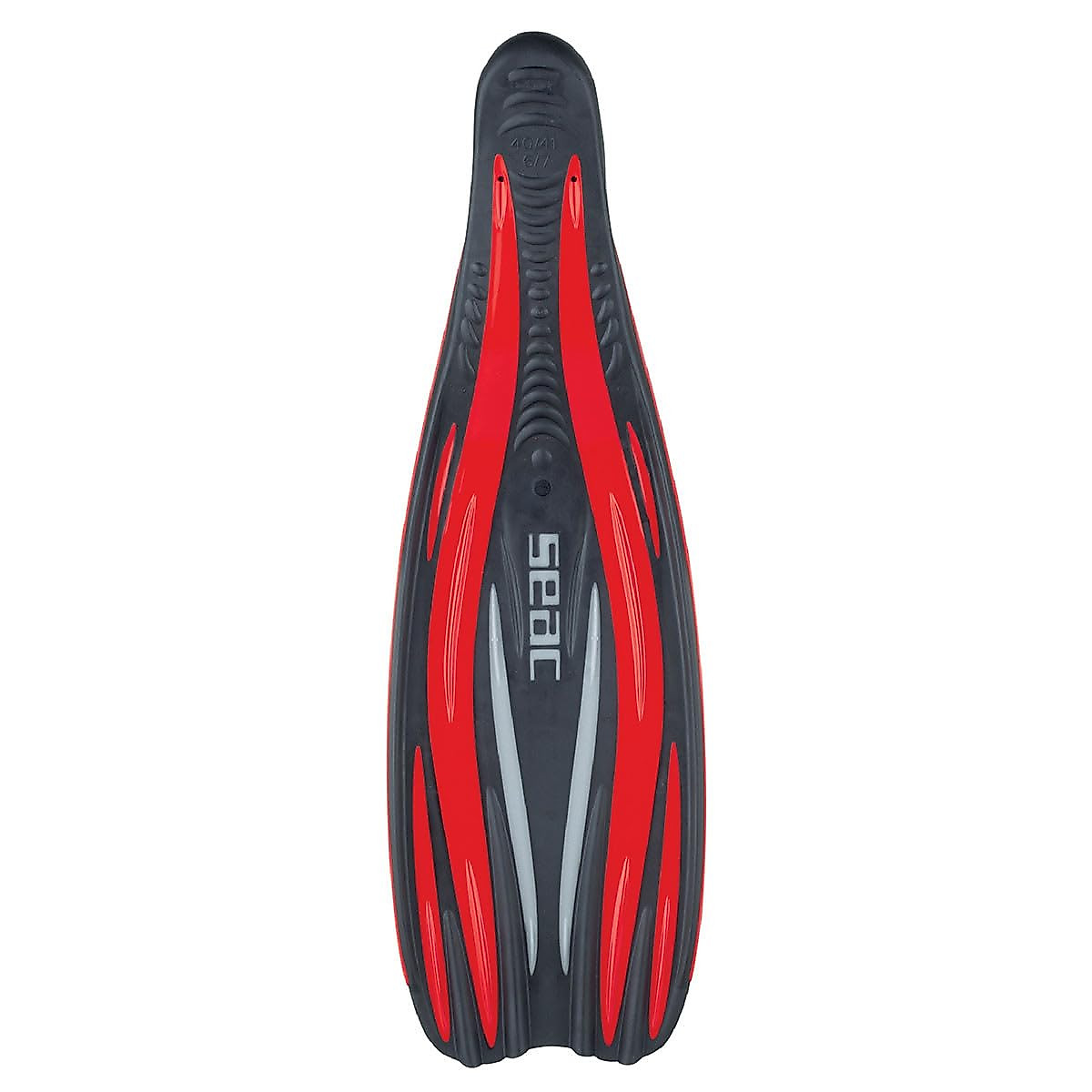 Seac F-100 PRO Full Foot Fins - Red, 38/39