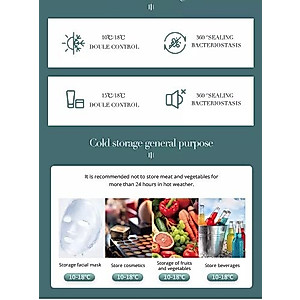 Splendora 6L Makeup & Skincare Fridge w/Light Up Mirror Free Ice Roller (6 Liter's Because 4L Mini Fridge Is Way Too Small!)