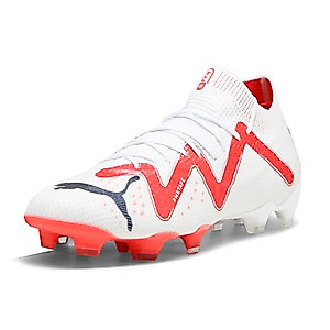 PUMA Womens Future Ultimate Firm Ground/Ag Soccer Cleats Cleated, Firm Ground - White - Size 8 M