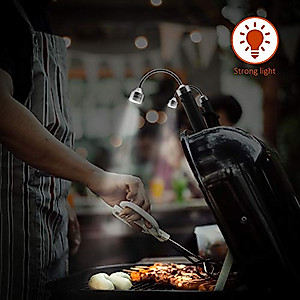 BBQ Grill Lights for Outdoor Grill Magnetic - BBQ Lights for Grill, Waterproof Grill Lights for Barbecue, Magnetic Grill Lights for BBQ,Magnetic Barbecue Grill Lights, Grilling Gifts for Men