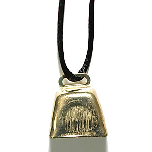 Jazzworks,LLC Gold Tone Cowbell Cow Bell Necklace (N015)