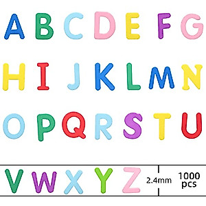 1050Pcs Foam Stickers, Self Adhesive Sticky Letter Sticker for Kids DIY Craft（1.1x0.9in）