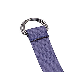 AIBEARTY Canvas Web Double D Ring Plaid Belt Silver Buckle Long Waistband for Women Men Teens