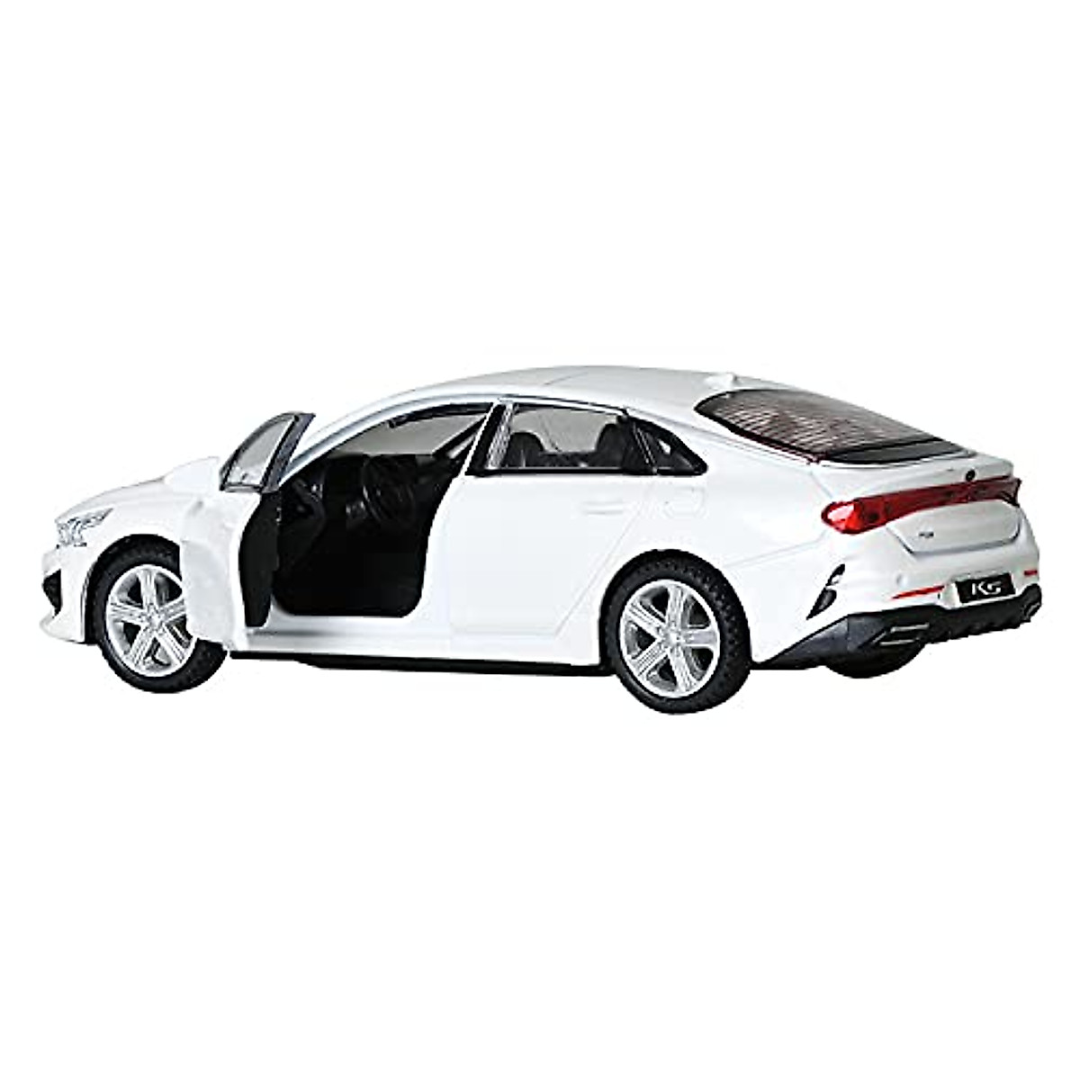 dgboy 1:38 Kia K5 DL3 Snow White Pearl Mini Car Miniatur Car Optima