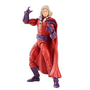 Marvel Legends Series 6-inch Scale Action Figure Toy Magneto, Premium Design, 1 Figure, and 5 Accessories , Red