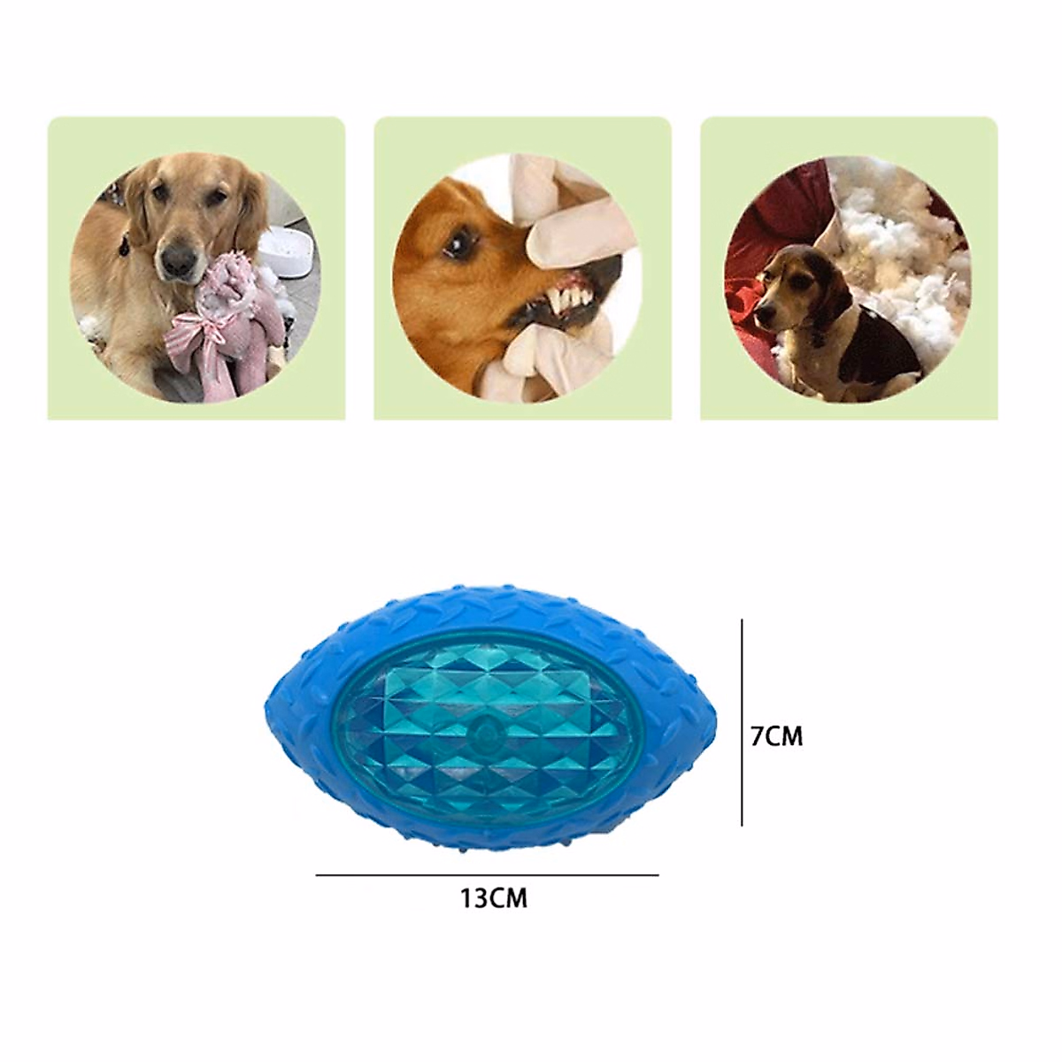 balacoo 3pcs Flash Toys Dog Toys for Large Dogs Funny Dog Toy Treat Chew Toys Cleaning Tool Pet Interactive Dog Teasing Teether Toy Cleaning Toy Kitten Toys Dog Led Vocalize Dog Ball