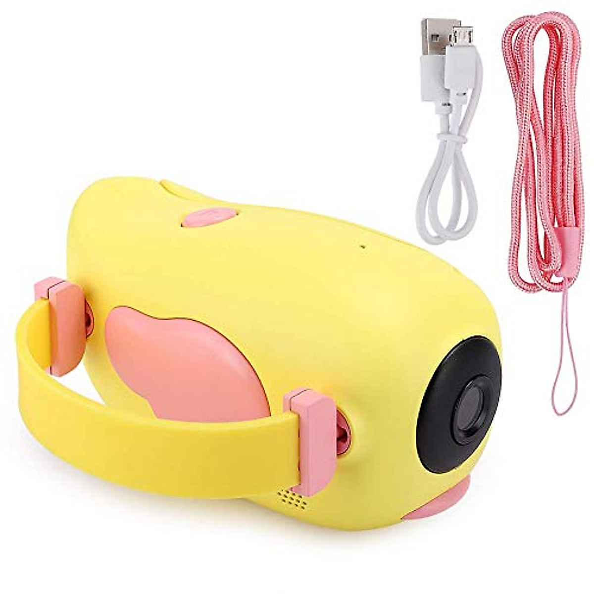 IW.HLMF USB Children Digital Camera AI Intelligent Video Camera Camera with Multiple Cute Cartoon Photo Stickers Support 2000/2003/Me/XP/Vista/Windows 7/Mac OS(Pink) Gift