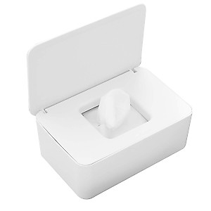 Ophobay Baby Wipes Dispenser, Baby Wipes Case Holder Keeps Diaper Wipes Fresh Non-Slip Wipe Container Three-Layer Seal Design