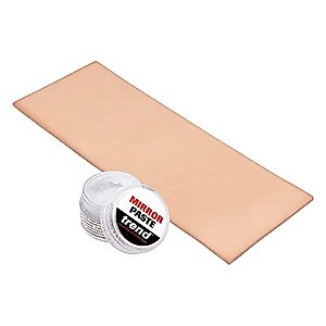 Trend Ultra Fine Mirror Paste & Premium Leather Strop, Hone and Polish Your Knives and Sharpened Tools, DWS/MP/KIT