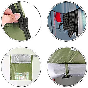 Camping Tents Portable Pop Up Privacy Shower Tent Camping Toilet Spacious Changing Room for Camping Fishing Hiking Beach Outdoor Toilet Shower Bathroom Pop-Up Tents