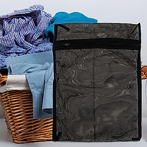 8Pcs Mesh Laundry Bags Travel Storage Clothes Organizing Bag with Zippers Washing Bags for Underwear Lingerie Bras Hosiery Socks