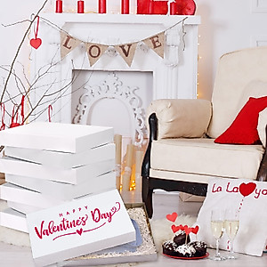 Moretoes 15 PCS X-Large White Gift Boxes with Lids, Shirt Boxes Robe Boxes for Holidays, Mother's Day, Father's Day, Birthdays, Valentine's Day（17 x 11x 2.4 Inches）