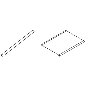 FIDUCIAL HOME Long Poles and shelves for Shoe Rack Parts