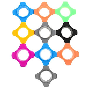 Microphone Accessories Rubber Handheld Microphone Rolling Protection Ring Anti- rolling Shakeproof Mic Protector For KTV Karaoke Random Color 10Pcs Mic Case