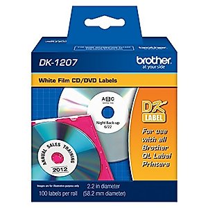 Brother DK-1207 CD/DVD Label Roll