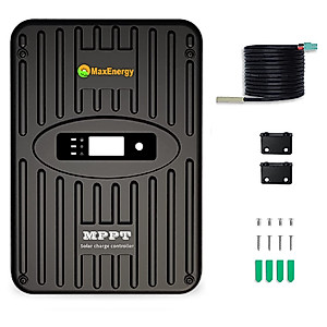 60 Amp MPPT Solar Charge Controller 12V 24V DC Input Negative Ground Max 150V Input Max Solar Panel Charger Controller LCD Backlight Solar Panel Regulator fit for Gel Sealed Flooded Lithium Battery