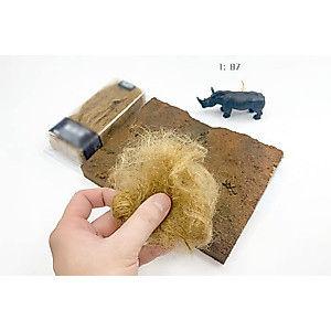 Simulation Grass Miniature Static Grass Model Grass Tufts Railway Artificial Grass for Train Landscape Railroad Scenery Sand Military Layout Model