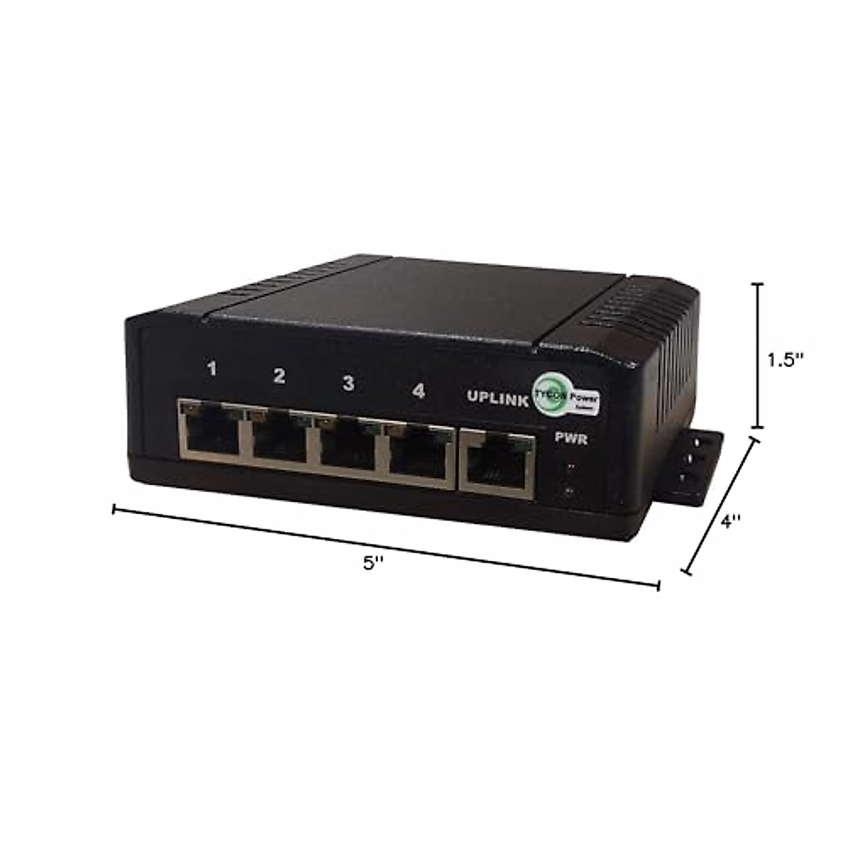 Tycon Systems Inc TP-SSW5-NC 12-56v 5 Port Passive Poe Switch