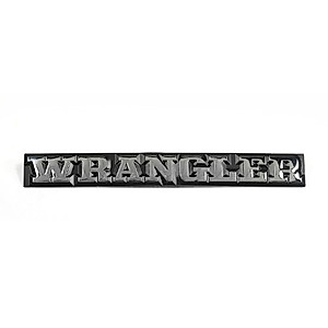 Omix-ADA DMC-55010768 Wrangler Emblem , Black