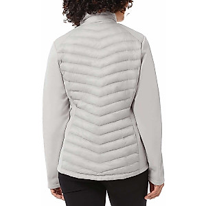 32 DEGREES Womens Mixed Media Jacket (as1, alpha, x_s, regular, Antarctica, X-Small)