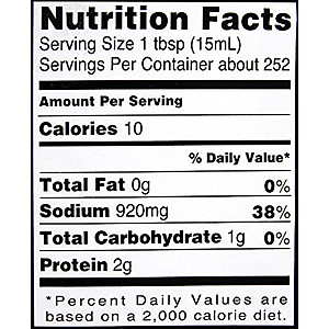 Kikkoman - Traditionally Brewed Soy Sauce, Organic Soy Sauce, All Purpose Seasoning, No Added Preservatives - 1 Gallon (Pack of 1)