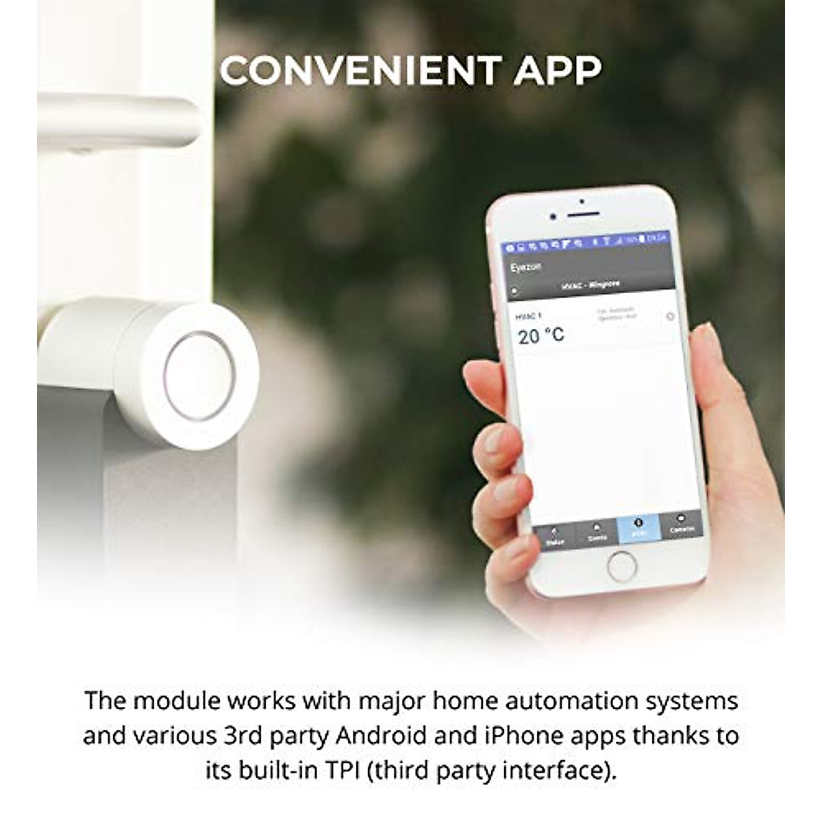 EyezOn Envisalink EVL-4EZR IP Security Interface Module for DSC and Honeywell (Ademco) Security Systems, Compatible with Alexa