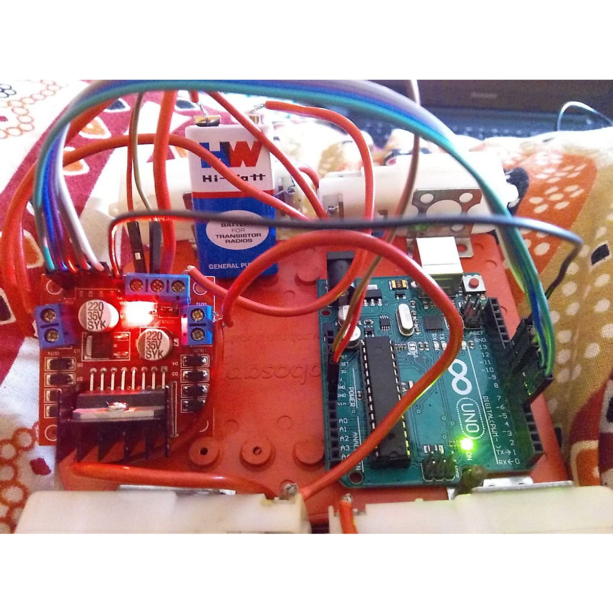 Ardest L298N Dual H-Bridge Motor Drive Controller for Arduino Smart Car Robot Power Stepper Motor Driver Module