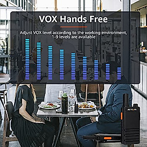 Retevis RT22P,New Version of RT22,Walkie Talkies with Earpiece and Mic,Two-way Radios Rechargeable,Lightweight,1620mAh,Clear Sound Earhook Headset,Handsfree Walkie-Talkie for Retail Restaurant(6 Pack)