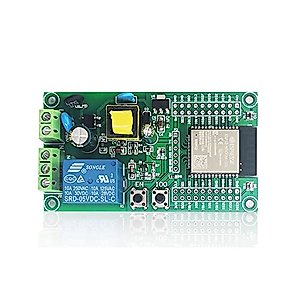 Relay Module,AC90-250V ESP32 WiFi Relay Board Single Relay Module,Development Board 4M Byte Flash Module