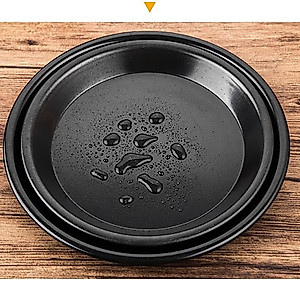 2 PCS Pizza Pan for Oven Non-Stick Bakeware Aluminum alloy Thicken Round 6 inch Pizza Tray Pizza Bakeware Set Nonstick Kitchenware Baking Pan for Restaurant Home Pizza Baking Dishwasher Safe